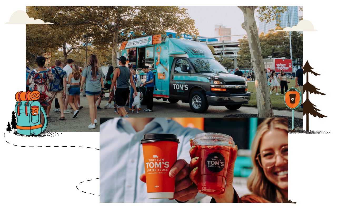 Travelin' Tom's Coffee Truck | Mobile Coffee & Drink Cart Rental
